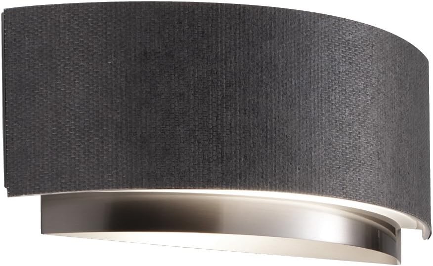 Amazon.com: Miris Half Moon Wall Sconce Shade Finish: Black, Bulb Type ...