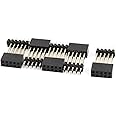 Amazon.com: uxcell 5 Pcs 2mm Pitch 2x5 Pin Female Dual Row Gold ...