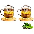 Amazon.com | Generic Handmade Natural Quartz Crystal Transparent Tea ...