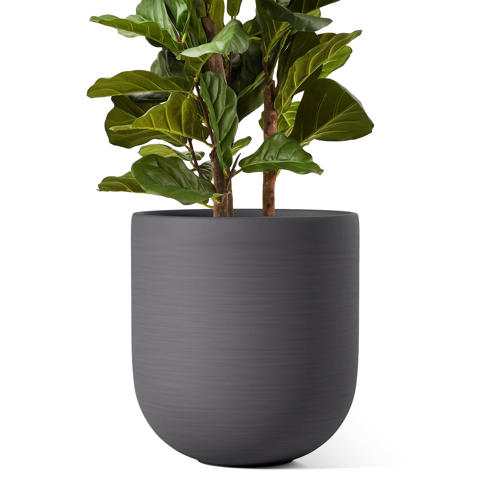 LE TAUCI 12 Inch Pots for Plants, Ceramic Large Planters for Indoor ...