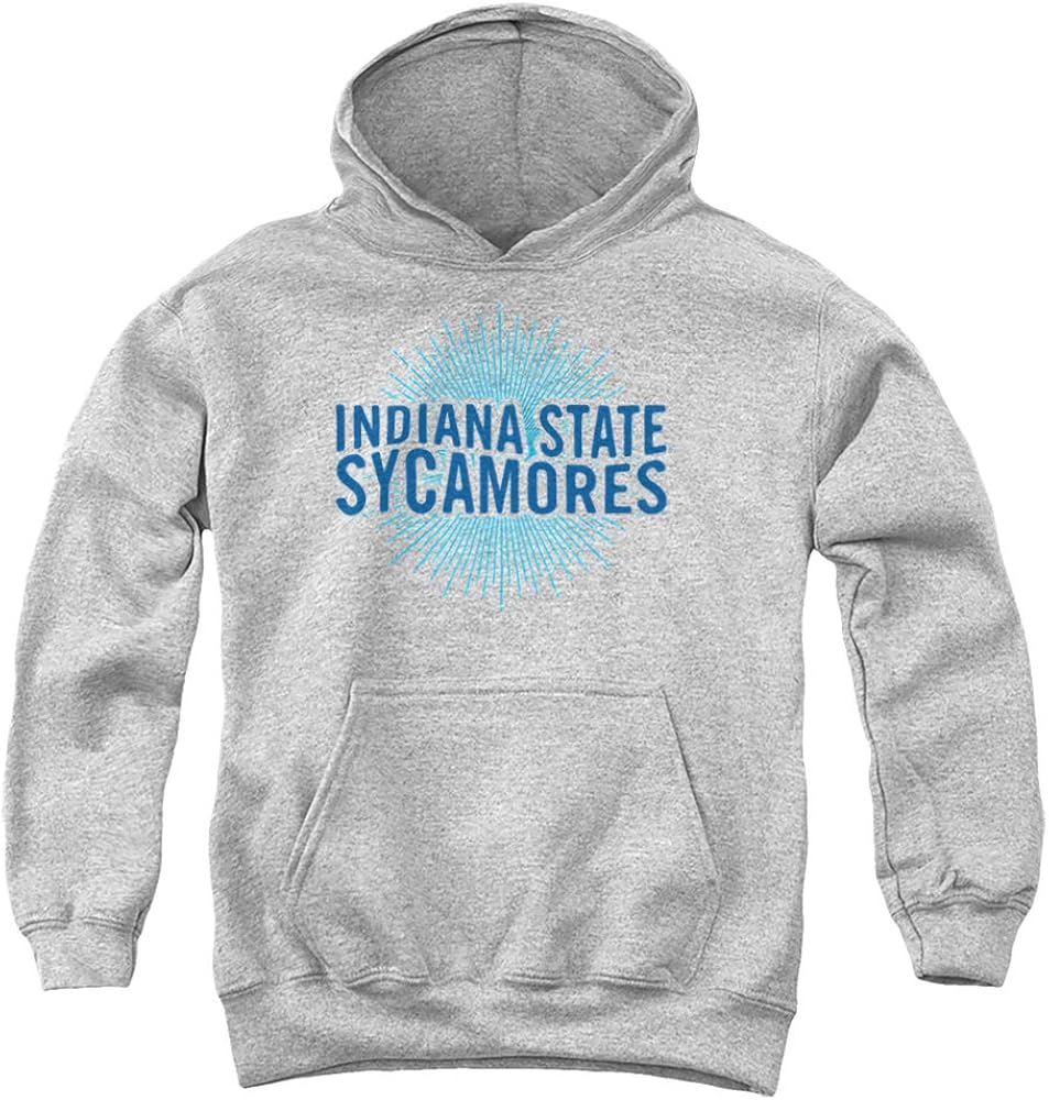 Amazon.com: Indiana State University Official Burst Unisex Youth Pull ...