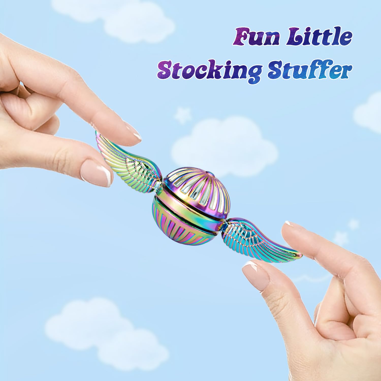 Mua 2-Piece Set Metal Orb Fidget Spinner Toys for Kids,Cute Anxiety ...