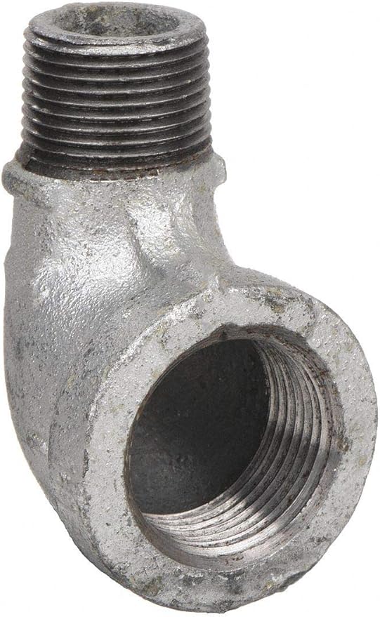 1" FNPT x 3/4" MNPT Galv 90 Degree Street Elbow - - Amazon.com