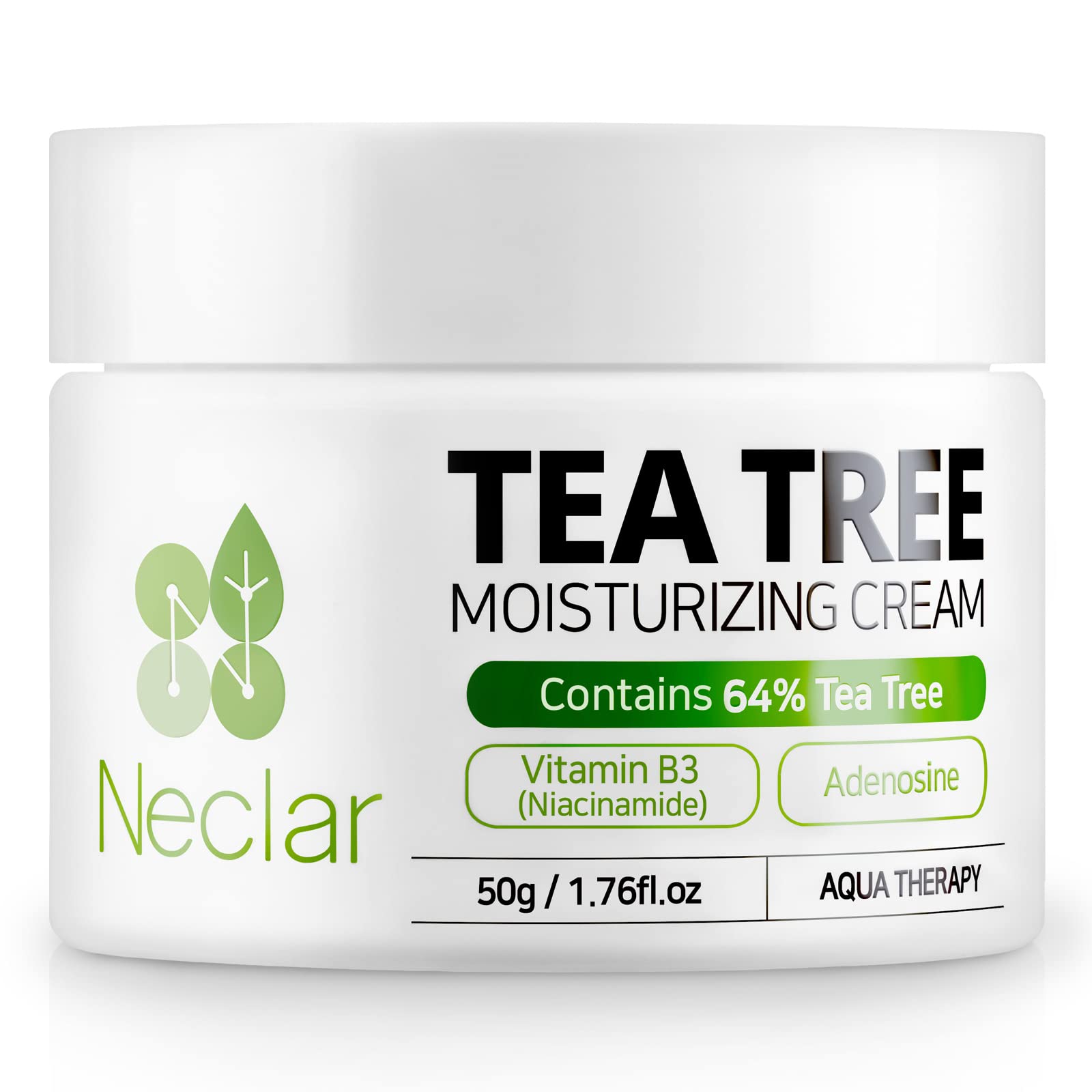 Neclar - Tea Tree Face Moisturizer for Dry Skin - Face Cream for Woman ...