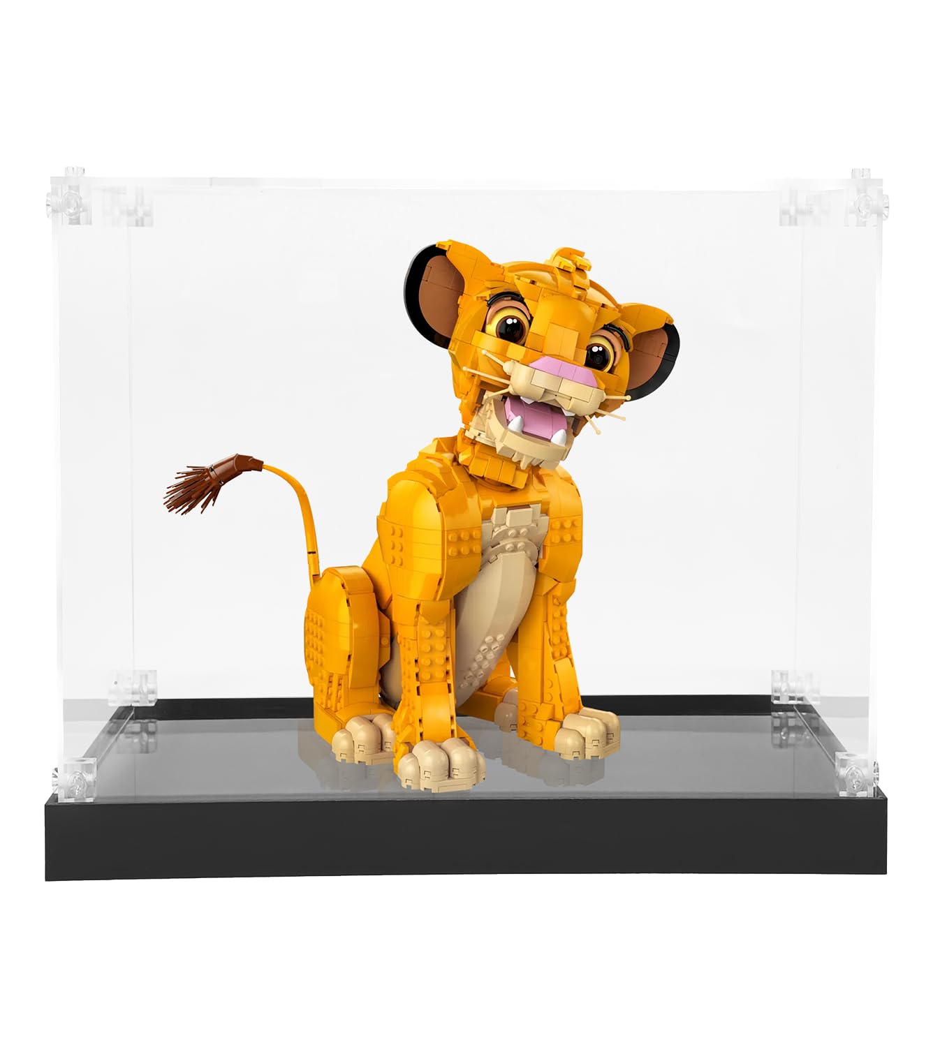 ICUANUTY Acrylic Display Case for Lego Disney Young Simba The Lion King ...