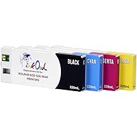 Amazon.com: InkOwl Compatible Ink Cartridge Replacement for Roland ECO-SOL MAX Printers ESL3 ...