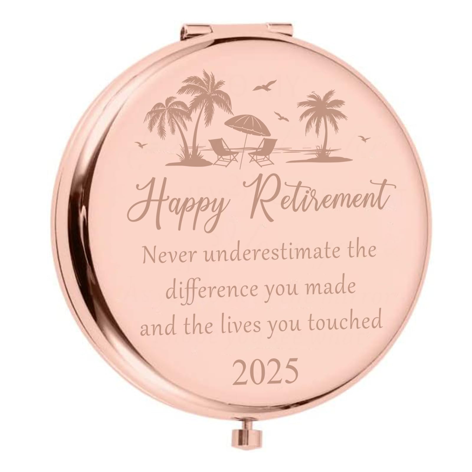 GAOLZIUY Retirement Gifts for Woman 2025, Happy Retirement Rose Gold ...