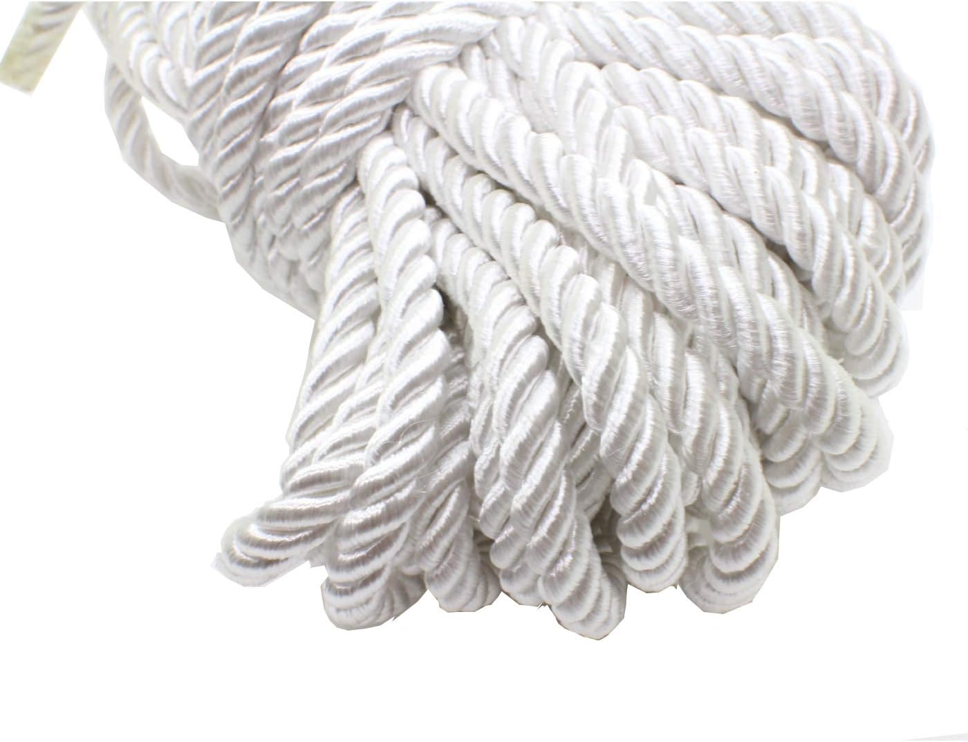 Amazon.com: U Pick 10yds 5mm Decorative Twisted Satin Polyester Twine ...