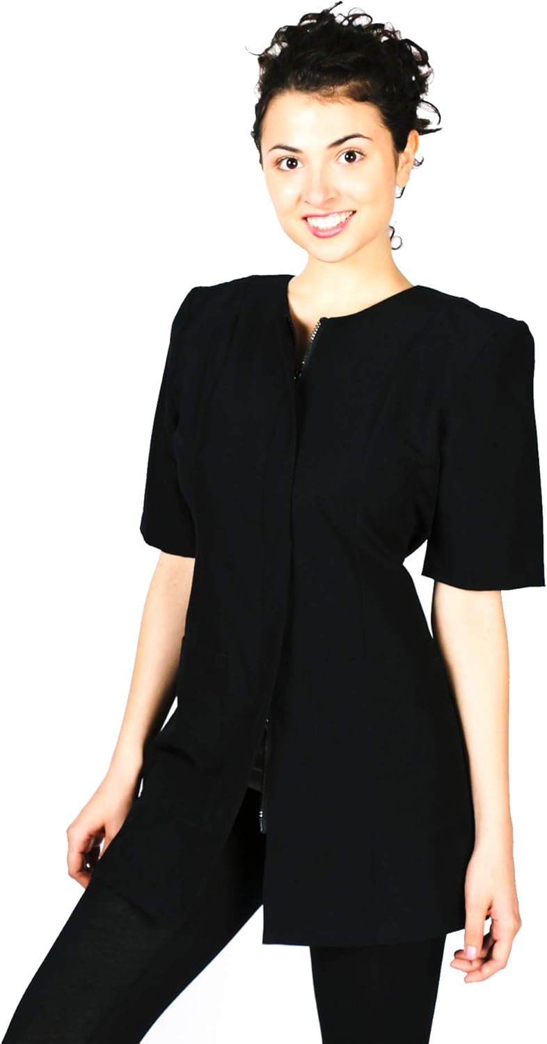 Amazon.com: Smockers Cathy Professional Salon Smock, Stylist Jacket ...