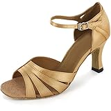 Amazon.com | LOVELY BEAUTY Lady's Ballroom Dance Shoes for Chacha Latin ...