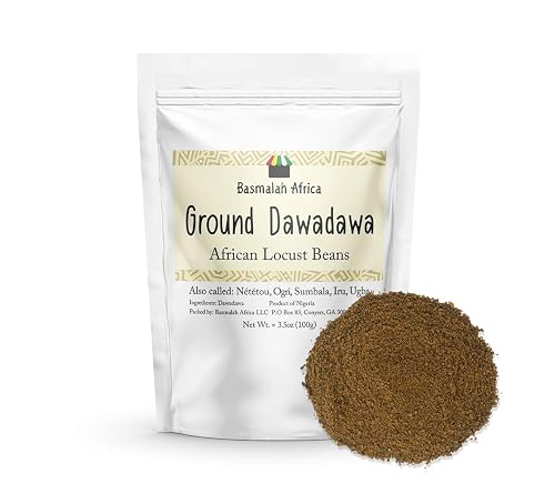 Basmalah Africa Ground Dried Dawadawa, Iru, Ogiri, African Locust Beans ...
