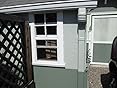 Shed Window 14 X 27 White J-Channel Safety/Tempered Glass Playhouse ...