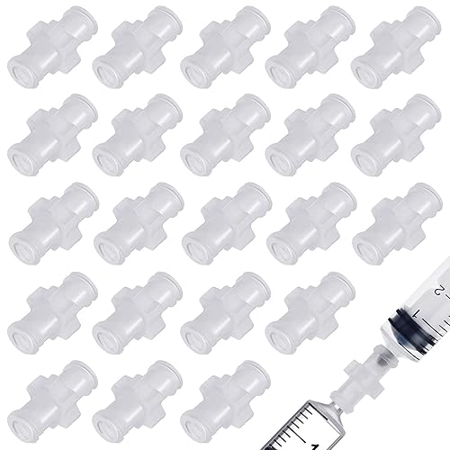 30 Pcs Luer Lock Connector Syringe Adapter Kit - Clear Luer Coupler ...