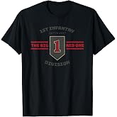 Amazon.com: Big Red One 1st Infantry Division T-Shirt : Clothing, Shoes ...