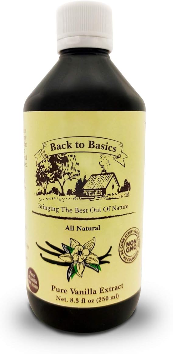 Back to Basics – All Natural - Pure Vanilla Extract – 8 oz – Mexican ...