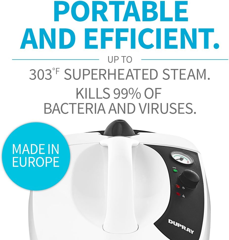 Dupray One Steam Cleaner- Portable, All-Purpose, Disinfecting, Chemical ...
