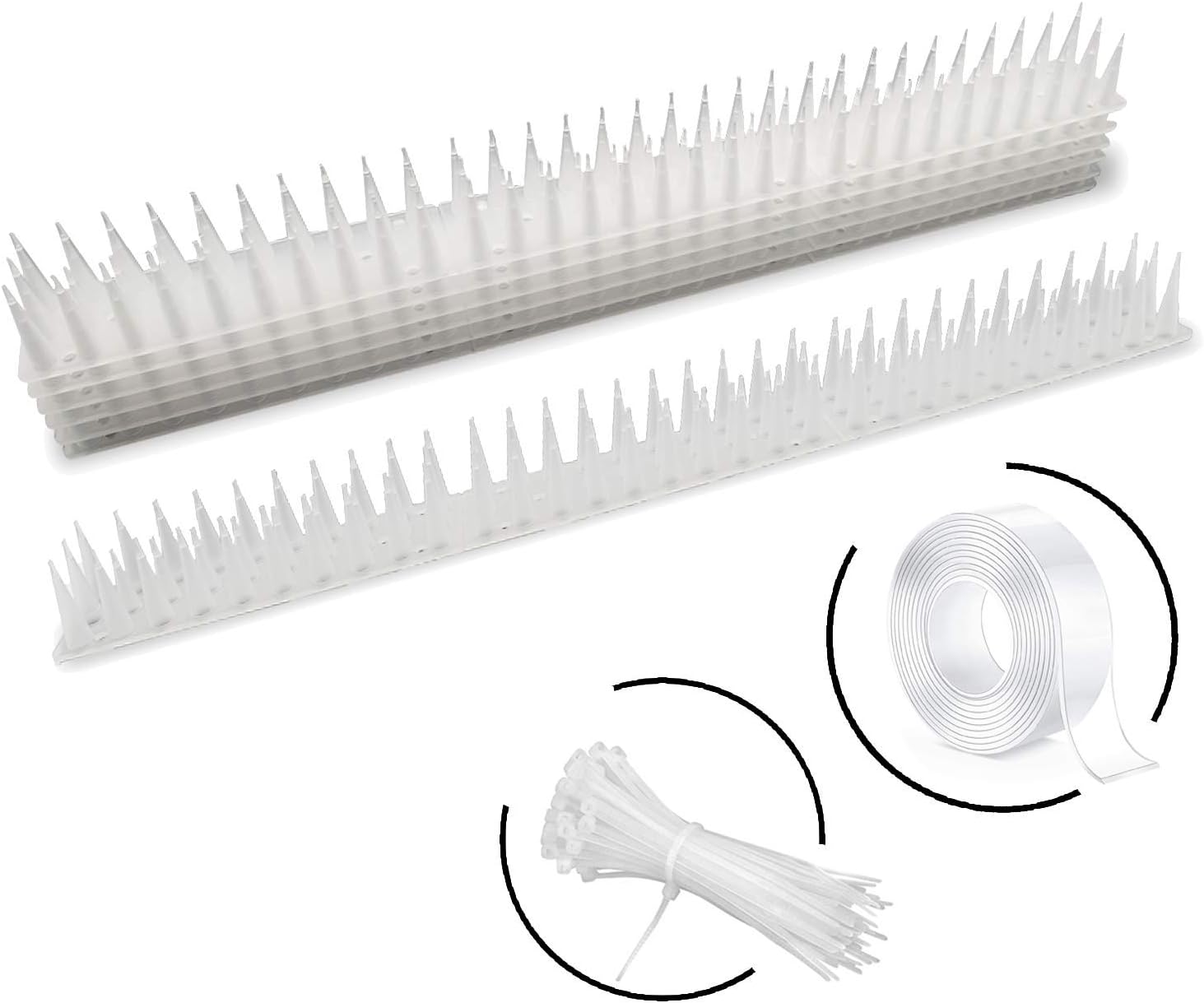 Taubenabwehr Spikes - Über 5 Meter - Vogelabwehr mit extra hohen ...