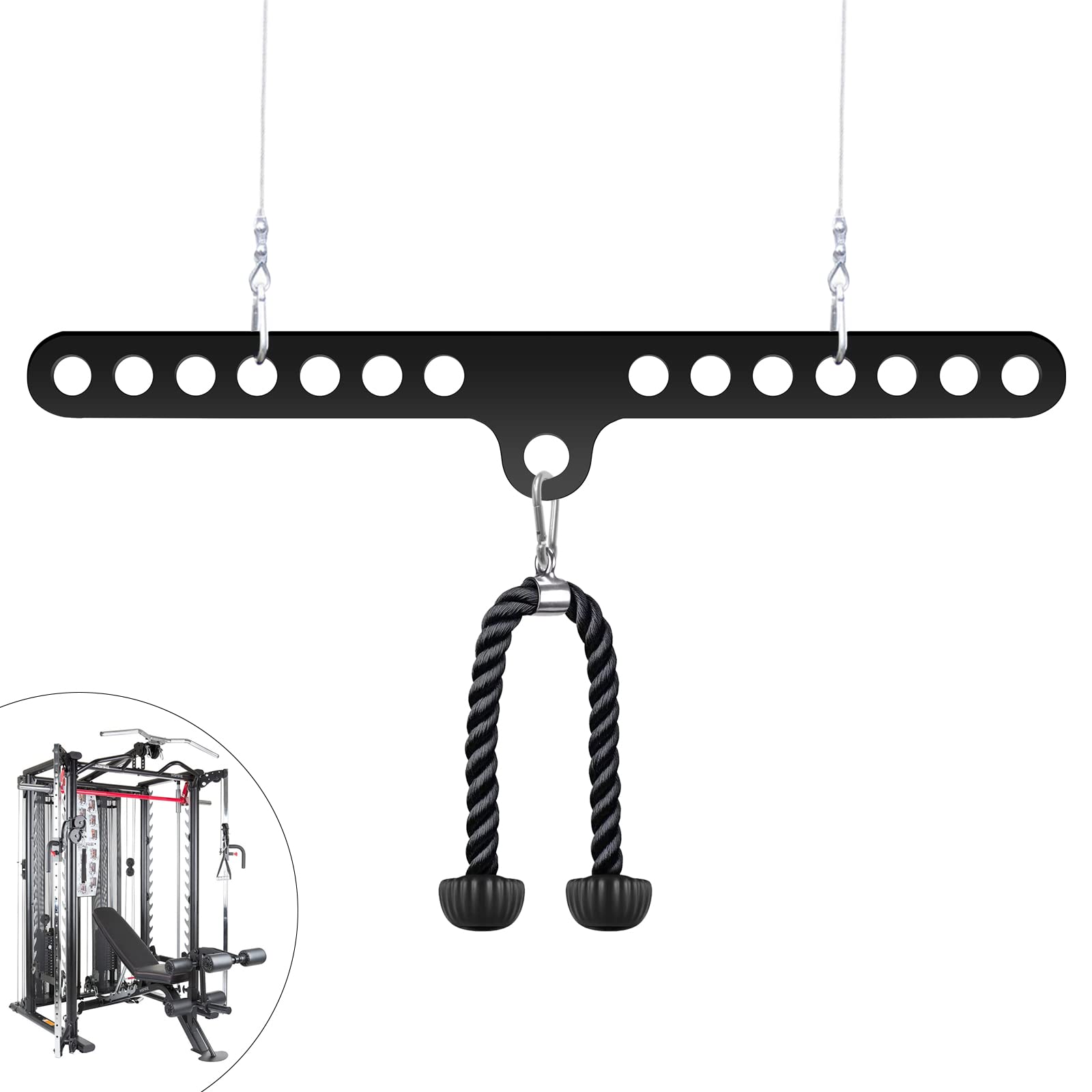 Mua Double to Single Adaptor Plate LAT T Bar Row Pull Up Down ...