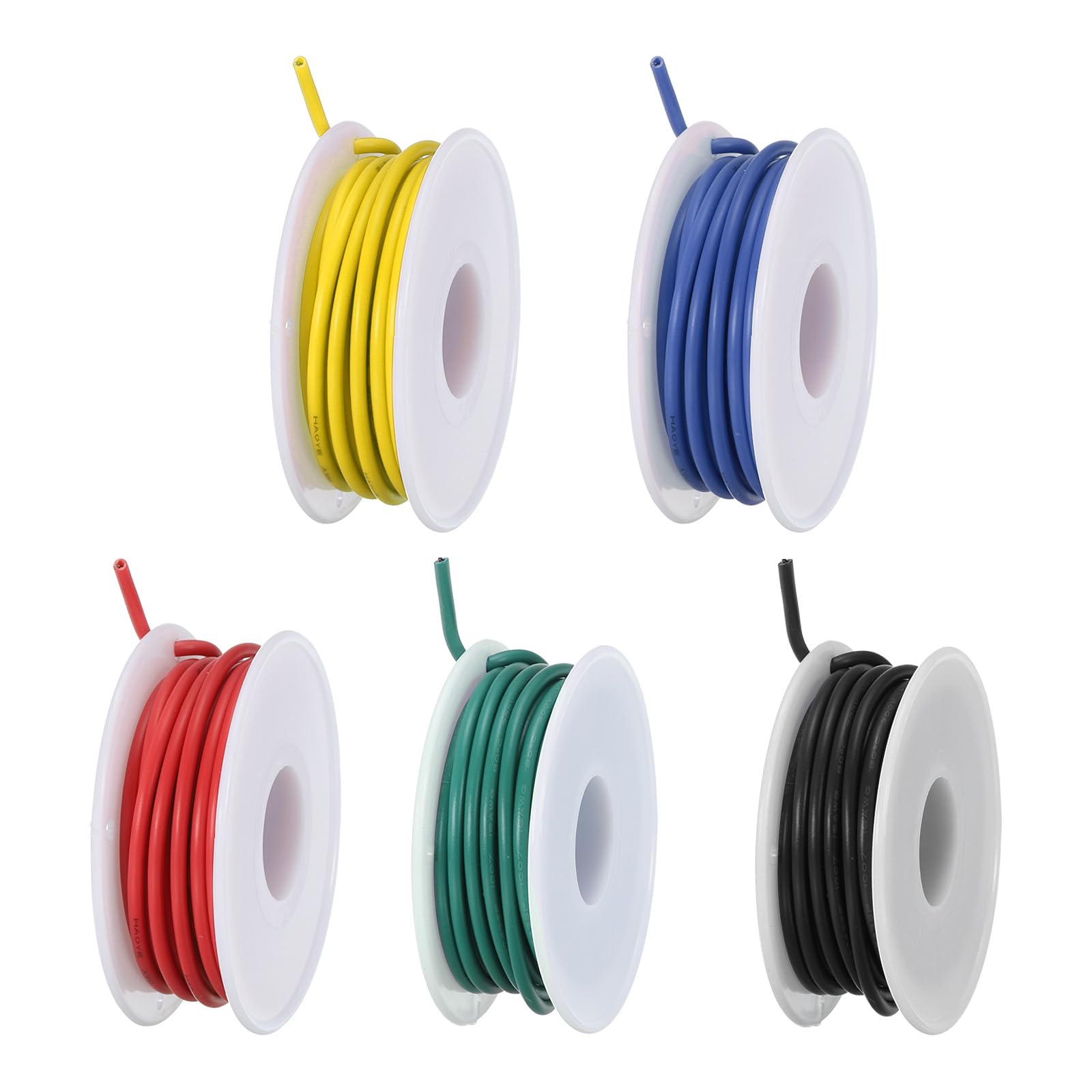MECCANIXITY 16AWG Wire 16 Gauge Electrical Wire, PVC 1007 Stranded Wire Hook Up Wire Tinned ...