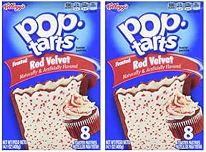 Amazon.com: Kellogg's Frosted Red Velvet Pop Tarts, Pack of 2: Toaster ...