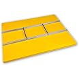 Amazon.com : Box of 5 Quantity Blank Yellow Yard Signs 18x24 with H ...
