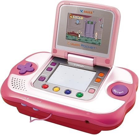 VTech VSmile Cyber Pocket Pink (with Cinderella Learning Game): Amazon ...