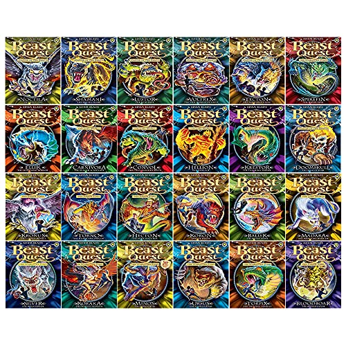 Beast Quest Series 7 - 10 Box Sets 24 Books Collection (Series 7 Books ...