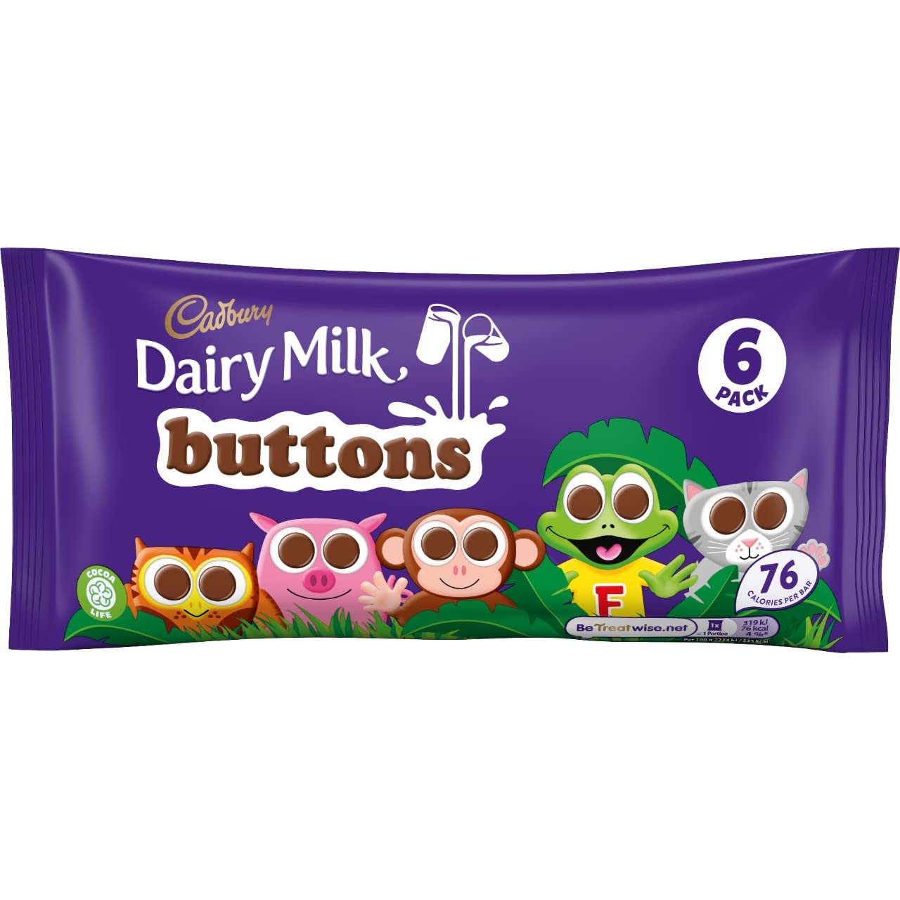 Mua Cadbury Dairy Milk Buttons Pack of 6 trên Amazon Mỹ chính hãng 2025 ...