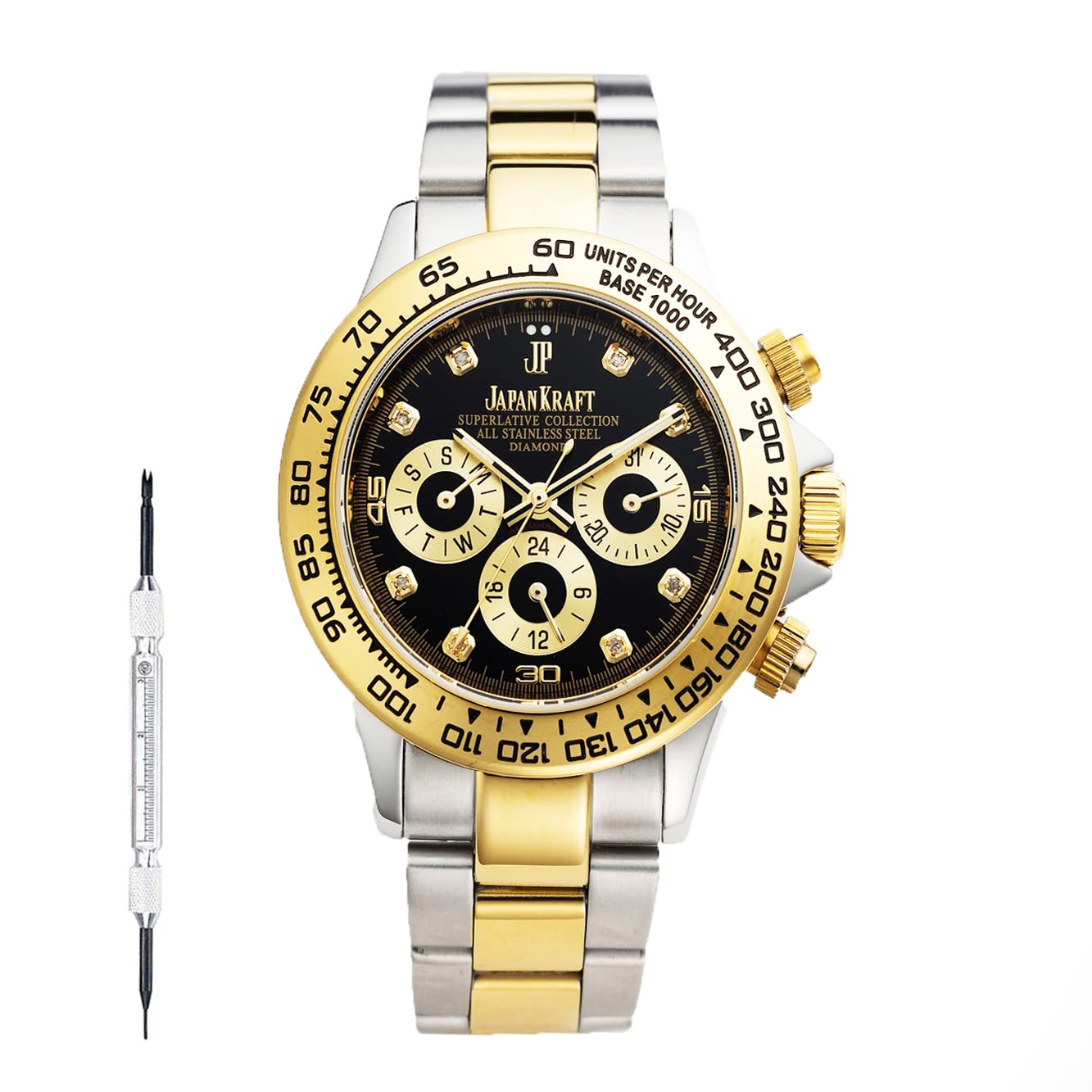 Mua Japanese Craft Luxury Chronograph Panda Ice Blue Tachymeter 50s ...