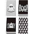 Amazon.com: Artoid Mode Black Stripes Ghost Boo Spooky Halloween ...