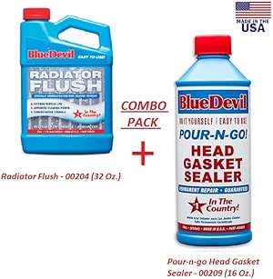 Amazon.com: Combo Pack - Blue Devil Pour-n-go Head Gasket Sealer ...
