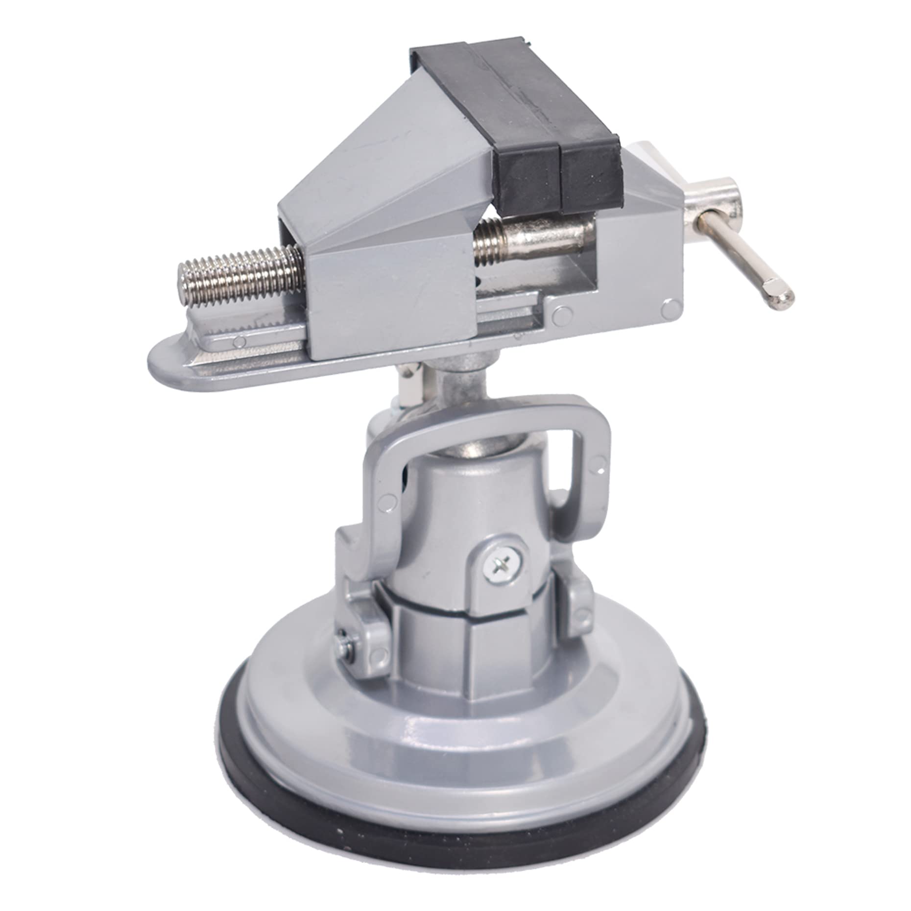 kimllier 3.15 Inch Jaw Width Pivots Vise Portable Suction Vacuum Base ...