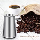 SZRWD Kaffee Filter Tassen, 63 * 73 * 106MM Edelstahl-Kaffeesieb/Kaffee ...