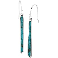 Amazon.com: Silpada 'Turquoise Drop' Compressed Turquoise Drop Earrings ...
