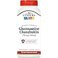 Amazon.com: 21st Century Glucosamine 250 mg and Chondroitin 200 mg ...