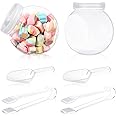 Amazon.com: Sunnyray 6 Sets 51 oz Plastic Candy Jars for Candy Buffet ...