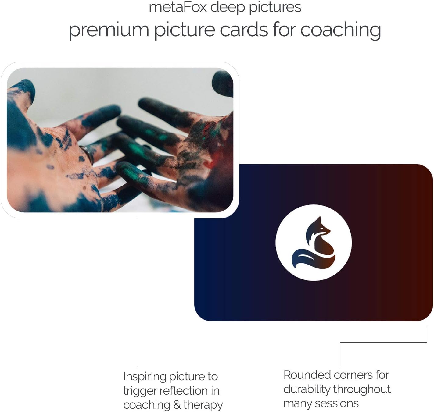 metaFox Coaching Cards Pack – 52 Motivational Cards for Coaching and ...