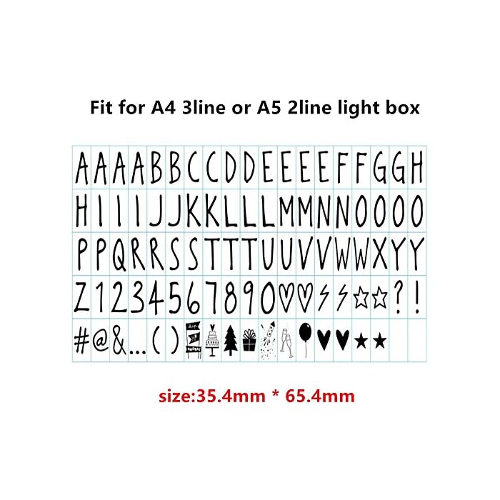 Buy FANHHUI Cinema Black Hand writing Sign for A4 LIGHTBOX Color Emoji ...