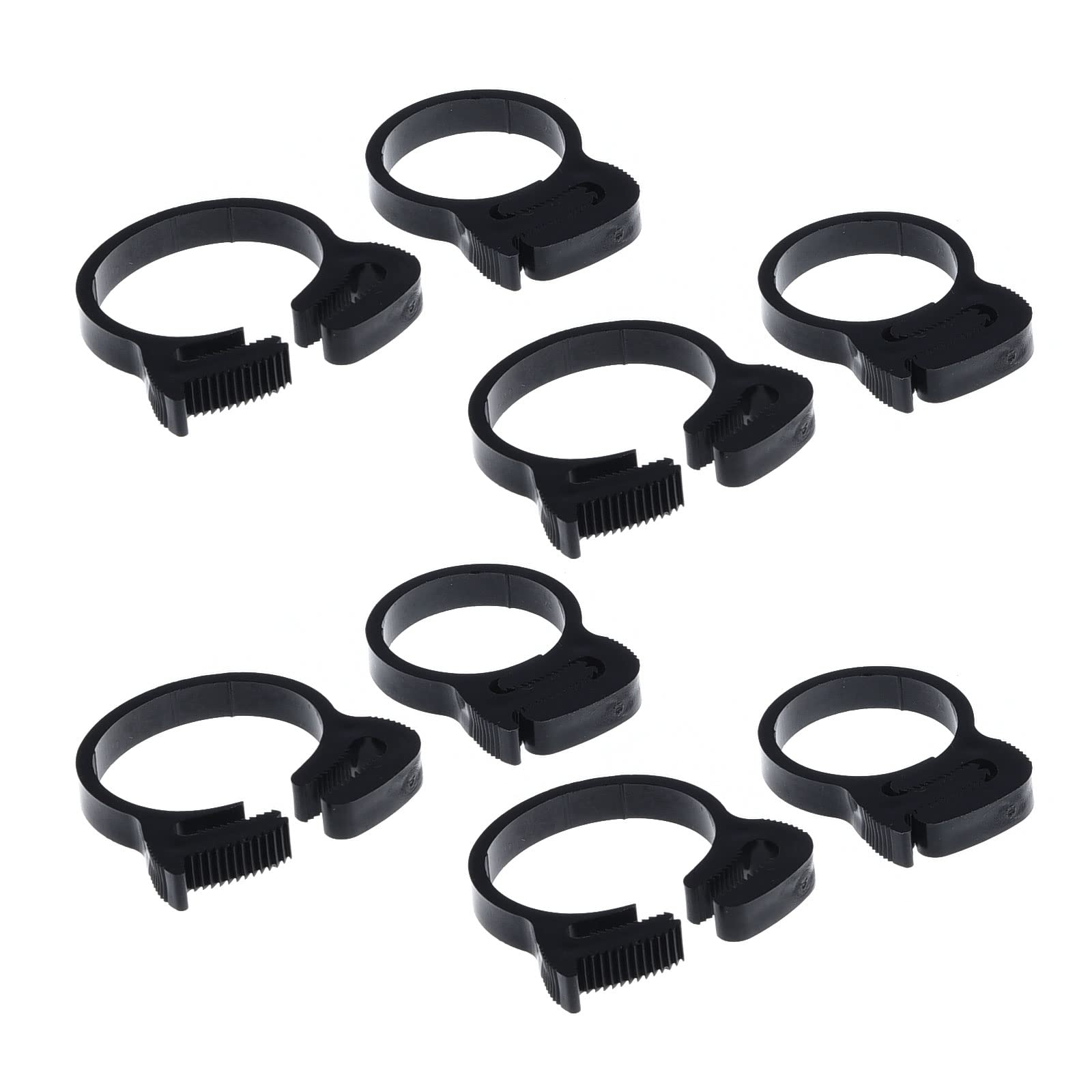 Double Gripping Nylon Hose Clamps, Snap Grip Nylon Plastic Hose Clamps ...
