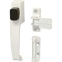 Prime-Line MP5071 Push Button Latch with Tie Down, Black, (1 set ...