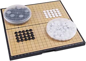 Amazon.com: Magnetic Travel Go Board Go Game Board Set Portable Folding ...