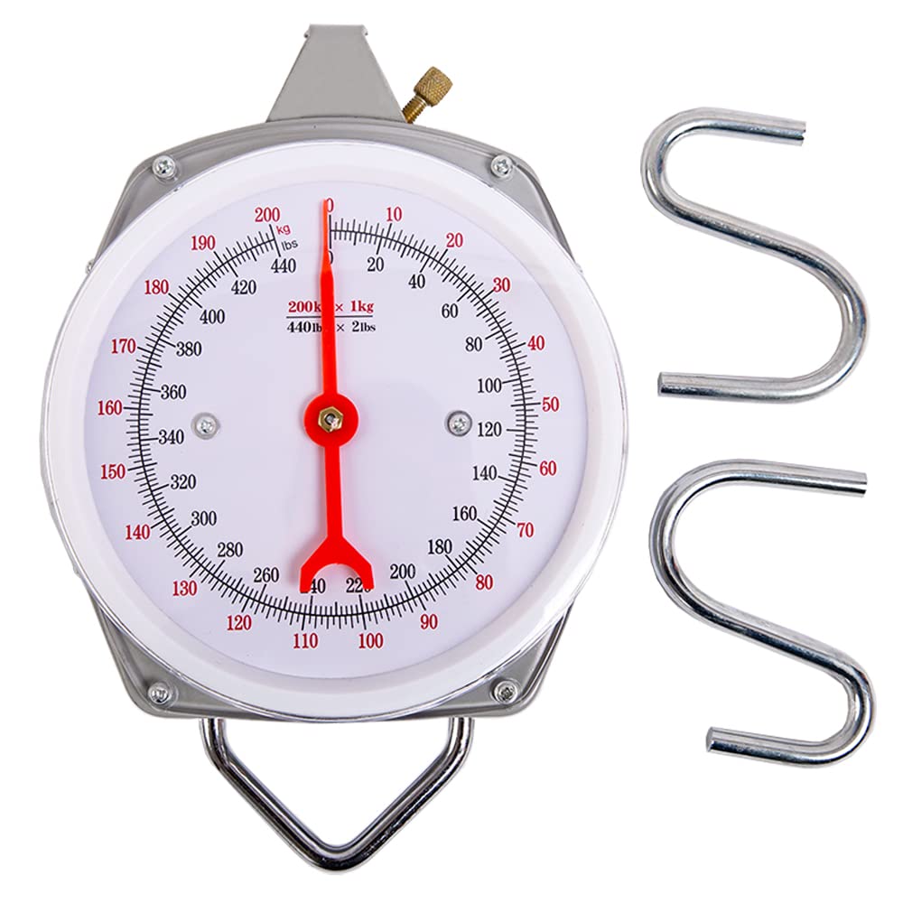 Spring Hanging Dial Scale,440lbs Industrial Hanging Scale,Spring ...