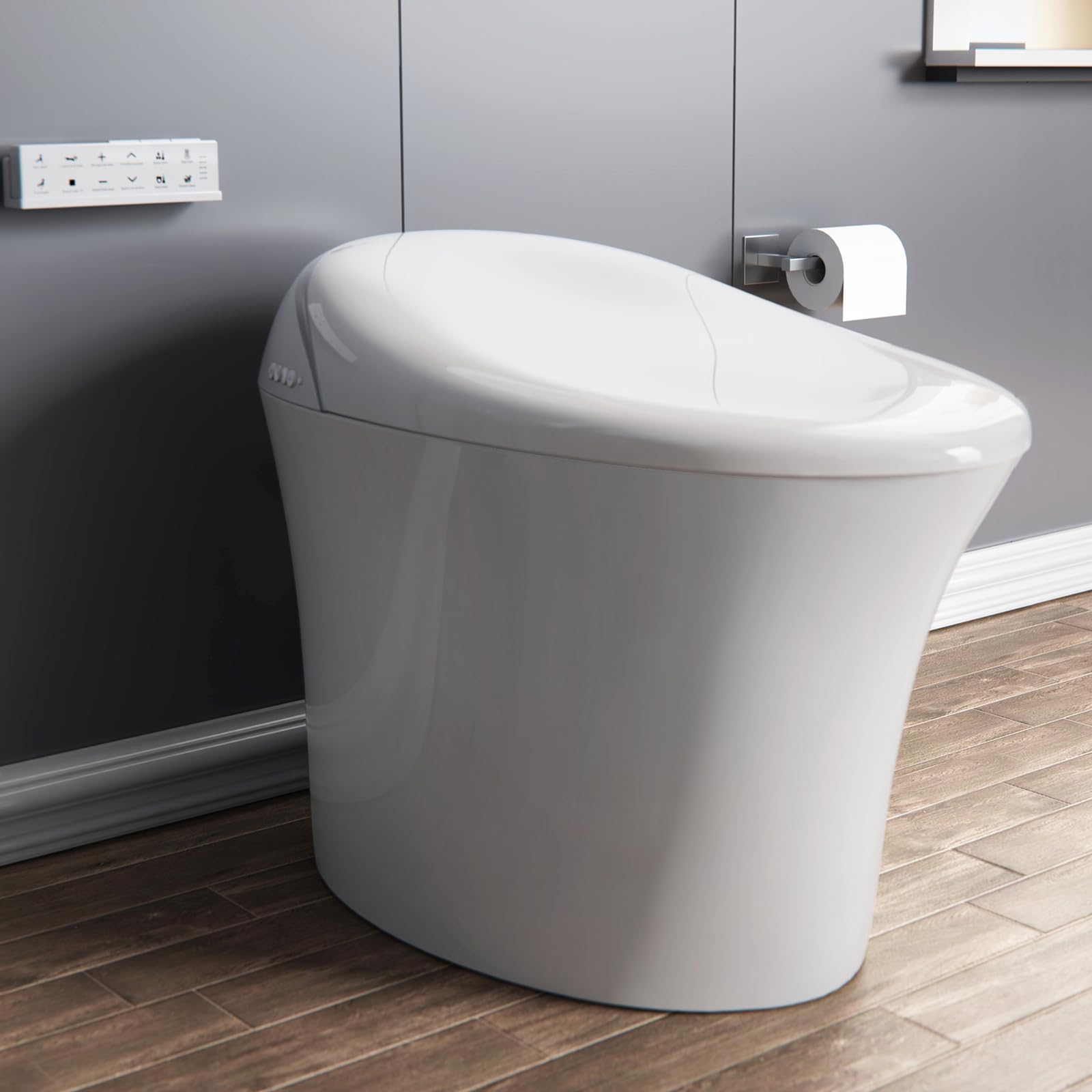 ELLAI Smart Toilet Comfort Height Elongated Intelligent toilet with ...