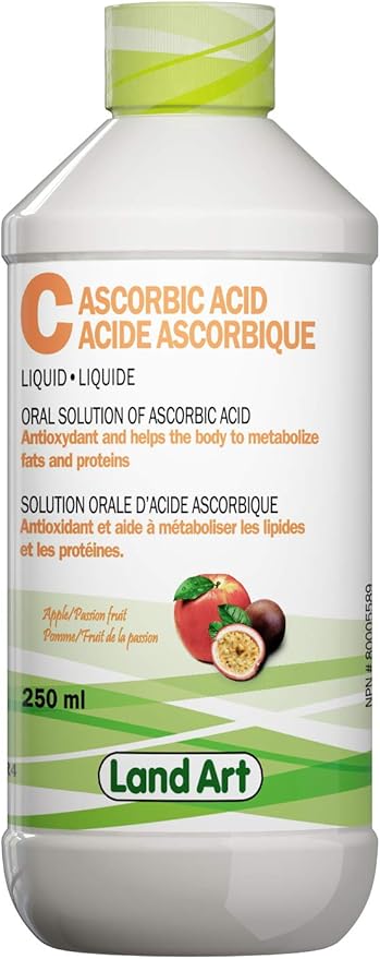 Liquid Vitamin C Supplement Ascorbic Acid 250 ml: Amazon.ca: Health ...