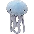 Amazon.com: Avocatt Blue Jellyfish Plushie Toy - 10 Inches Stuffed ...