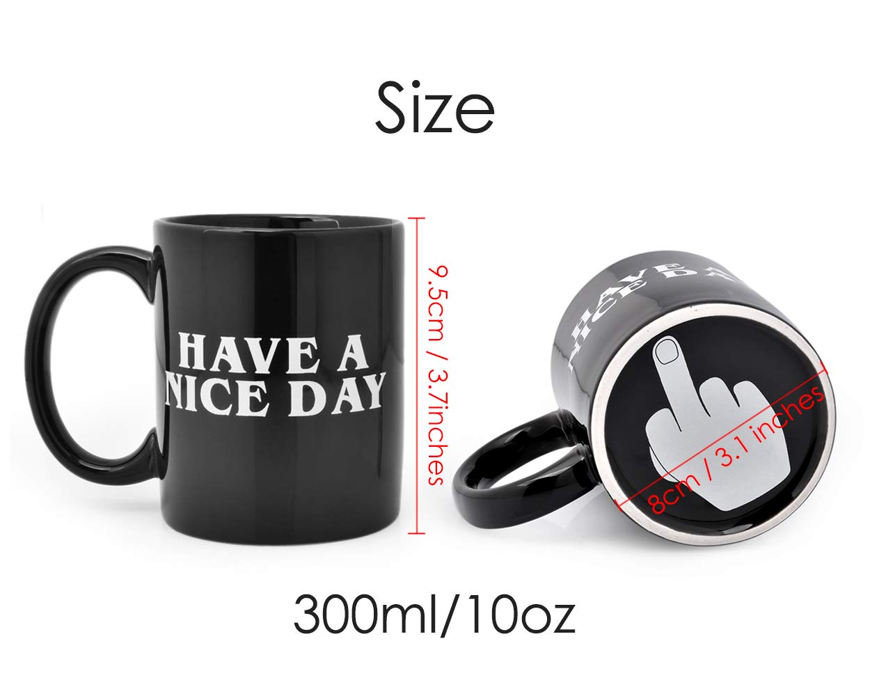 Have A Nice Day Middle Finger Mug