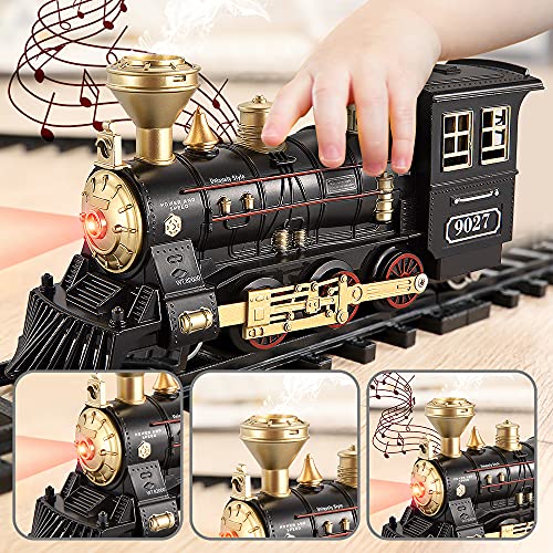 Baby Home Metal Alloy Train Set w/ Steam Locomotive Engine, Cargo Car ...