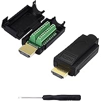 Amazon.com: SinLoon HDMI Solderless Adapter Gold Plated HDMI Extension ...
