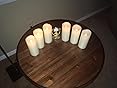 Amazon.com: Flameless Candles Flickering LED Candles Set of 12 (D:2.2" X H:5") Ivory Real Wax ...