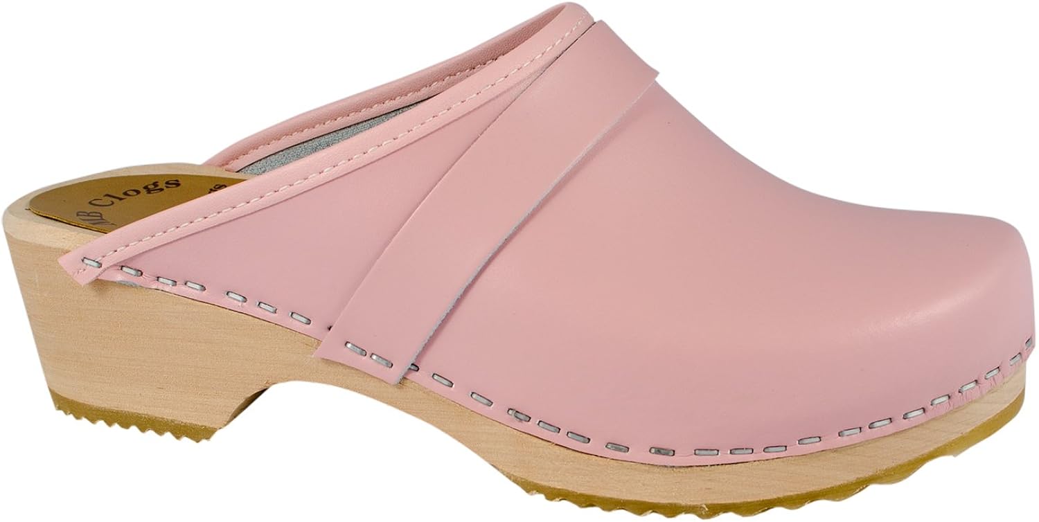 MB Clogs Original Schwedenclogs Gr. 34 – 42, Rosa I Clogs aus Holz ...